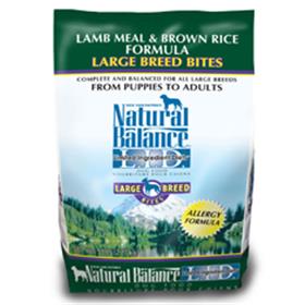 Natural Balance Lamb Meal and Brown Rice Large Breed Bites